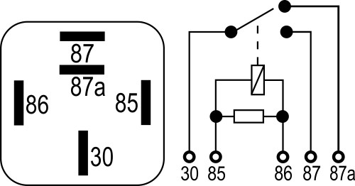 68013 - 12V/80A 5pin Sealed SPCO Mini Relay (10pc)
