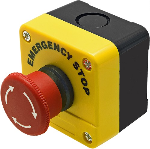 24302 - Emergency stop switch & enclosure. (1pc)