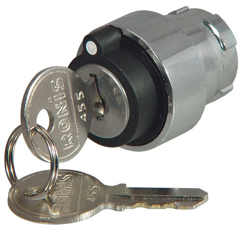 BG2 - 2 position key selector actuator. On-on. (1pc)