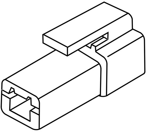 29095 - 1 circuit female housing. (25pcs)